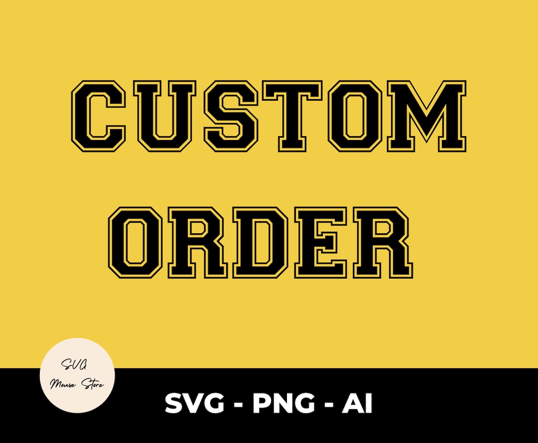 Custom Vector Outline: Personalized Layered SVG, PNG (digital Design ...