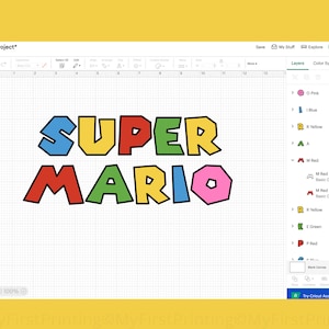 Colorful Super Mario Font Bundle, SVG PNG TTF (digital Download) - Etsy