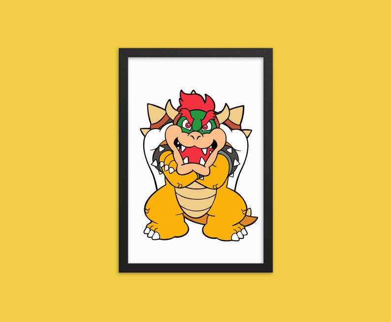 Bowser SVG: King of Koopas Vector Cut File (digital Download) - Etsy