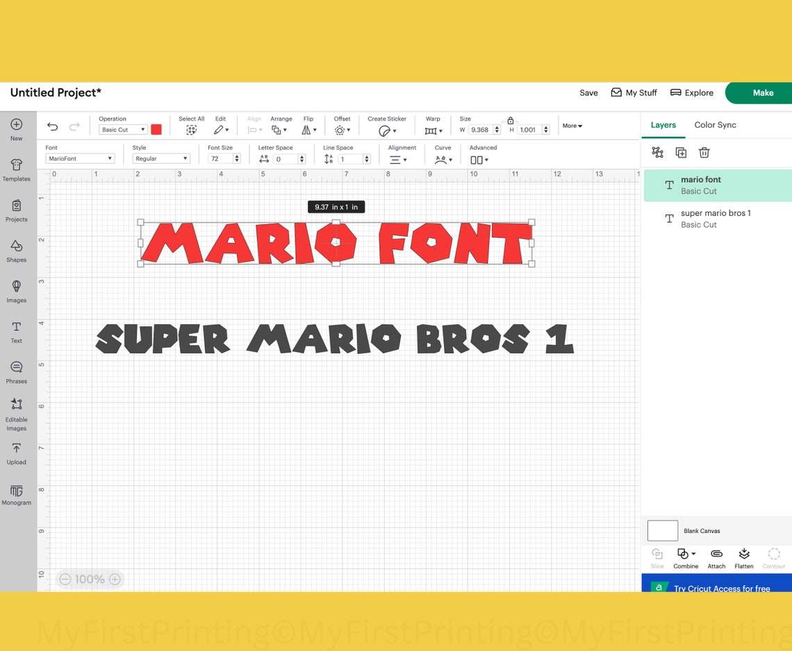 Super Font Svg, Colorful Mario Font Bundle, Font Svg, 5 Vibrant Color ...
