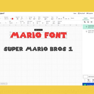 Colorful Super Mario Font Bundle, SVG PNG TTF (digital Download) - Etsy