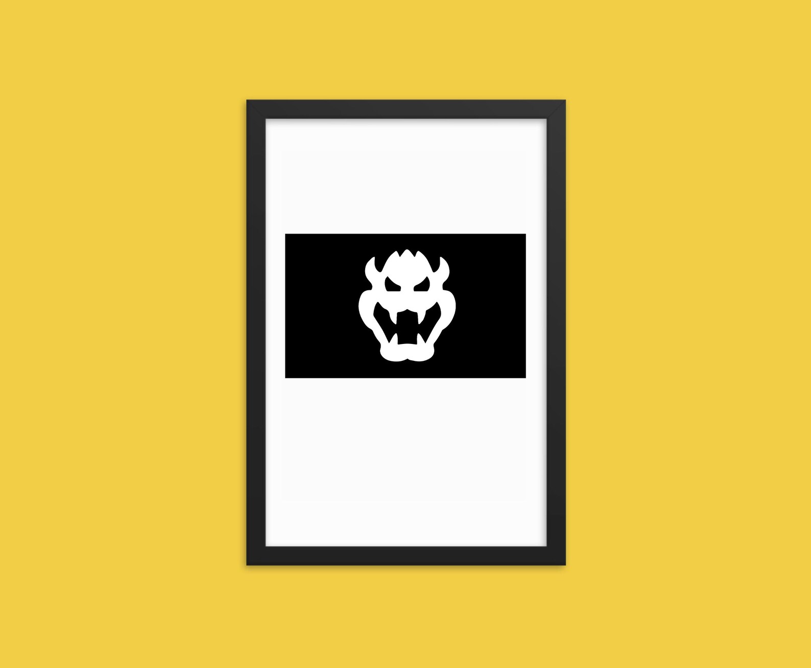 Iconic Bowser Black Flag Svg Png, Digital Download, Super Mario SVG for ...