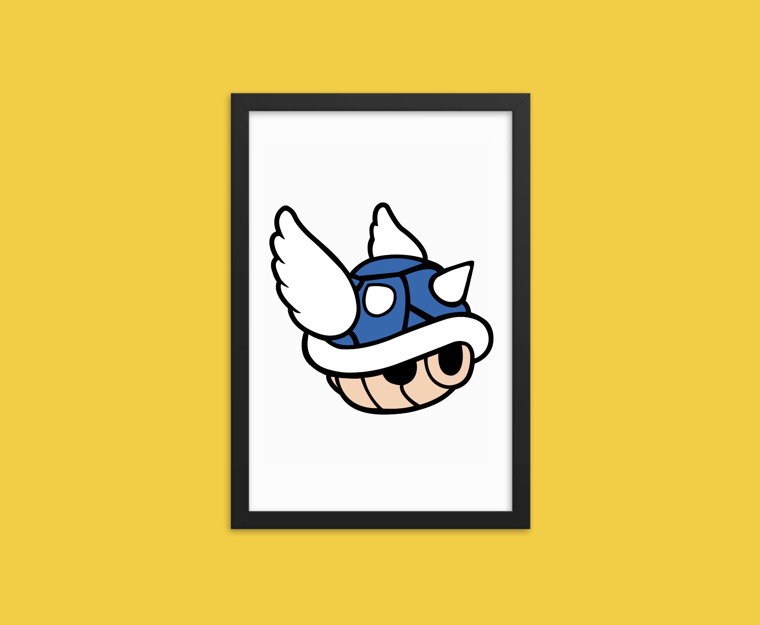 Shell Svg, Blue Koopa Shell of Super Mario Kart. Digital Download - Etsy