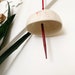 White and Red Patterned Wind Chime Bell - Etsy