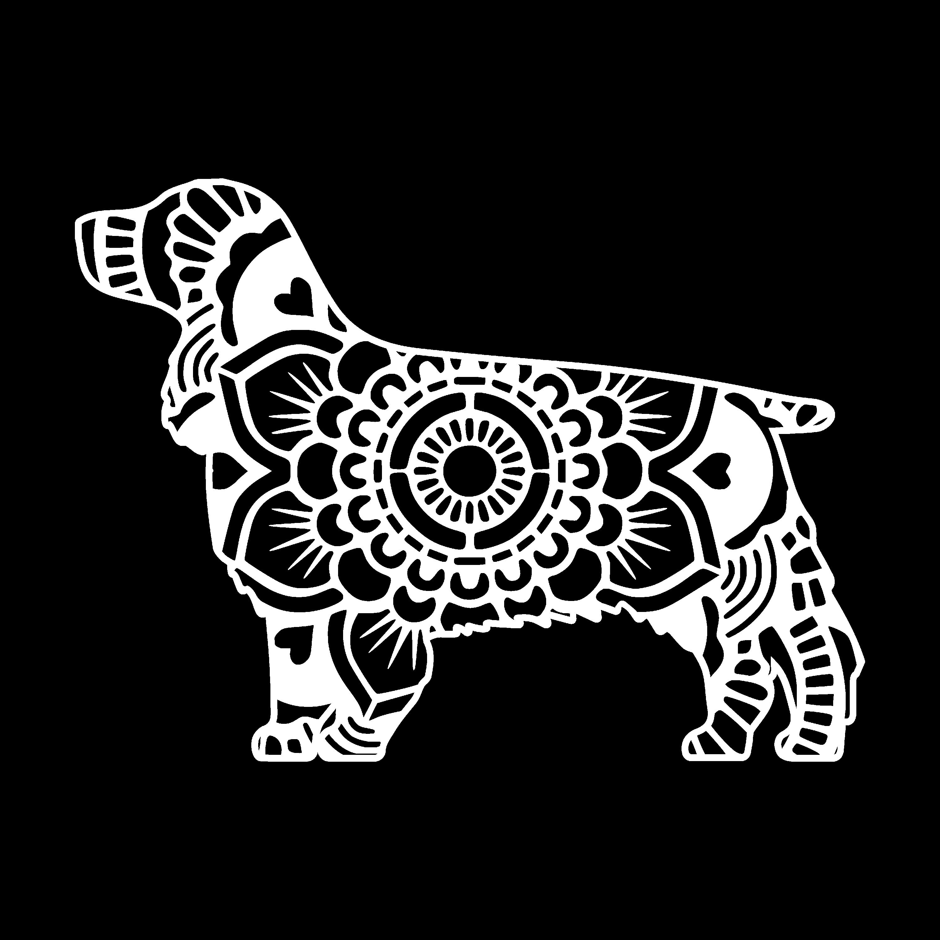 Cocker Spaniel Mandala Printable/cuttable - File Types .eps, .pdf, .jpg ...