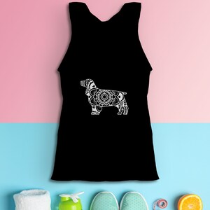 Cocker Spaniel Mandala imprimible/cortable - Tipos de archivos .eps ...