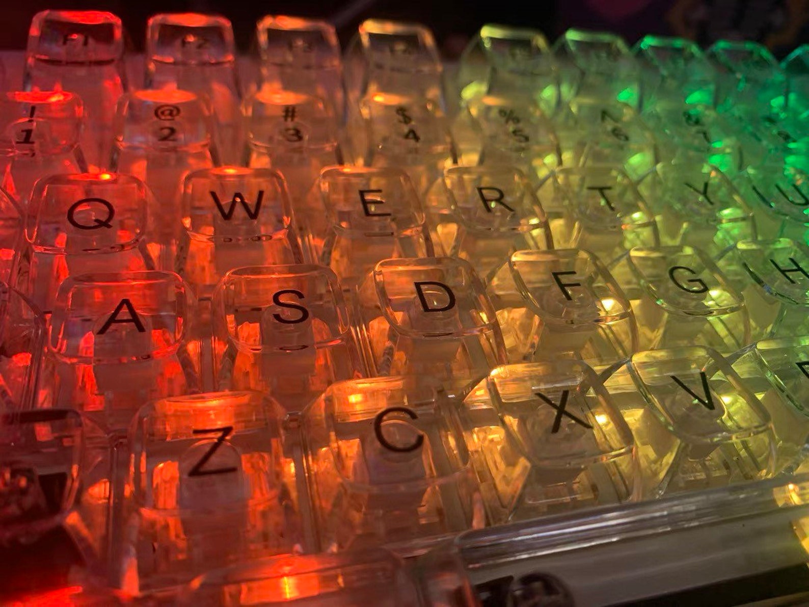 Transparent Keycaps Iceberg Ice Keycaps Transparent Keyboard Keycap Set ...