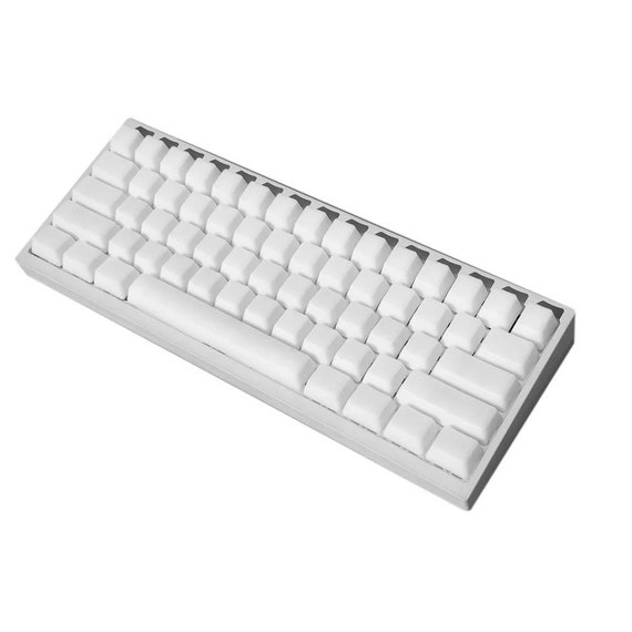 Side Printed White Pom Jelly Keycaps Pudding Keycaps Pastel - Etsy
