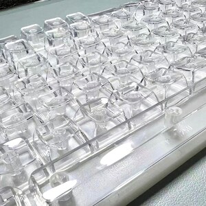 Transparent Keycaps Iceberg Ice Keycaps Transparent Keyboard Keycap Set ...