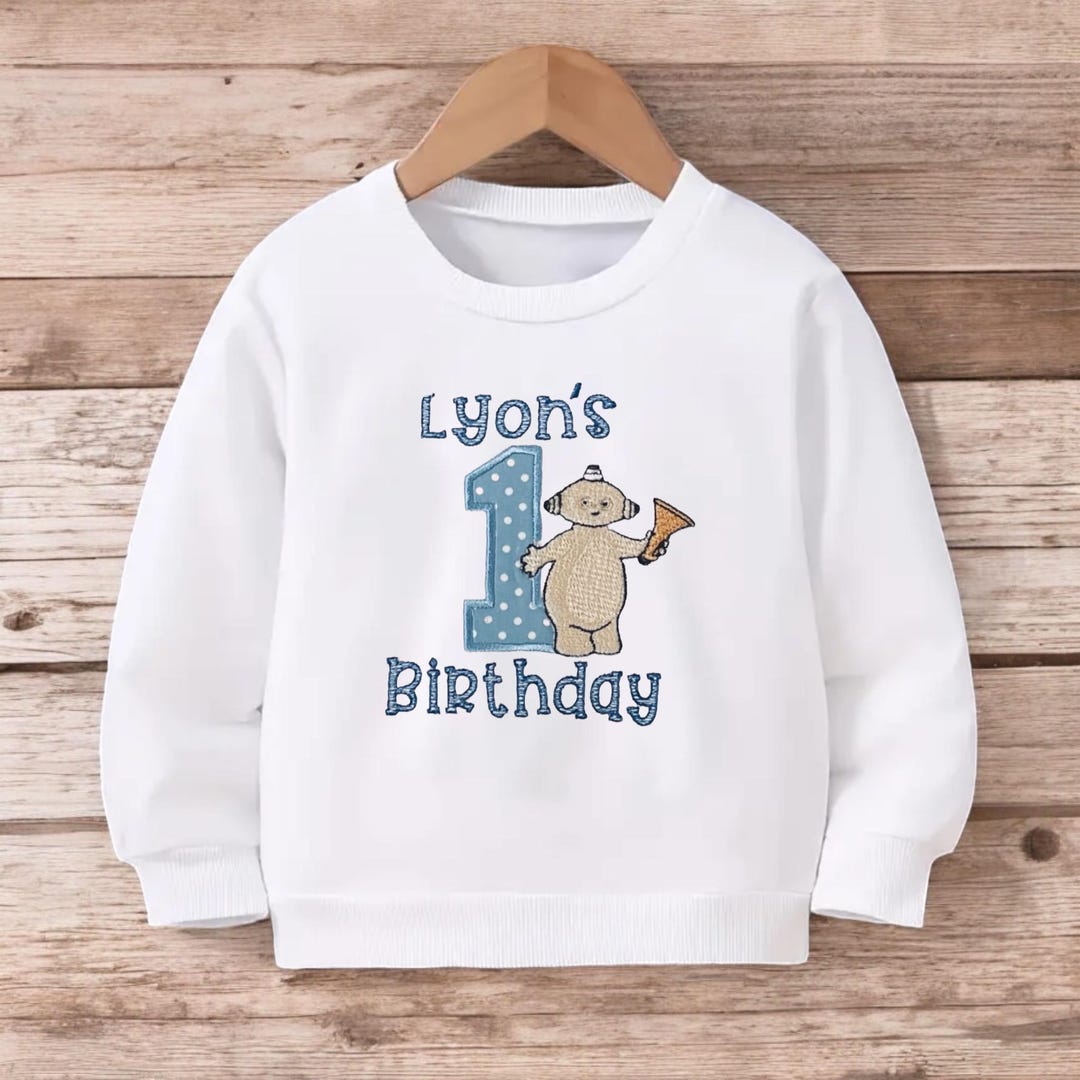 Personalised in the Night Garden 1st Birthday Sweatshirt Makka Pakka ...