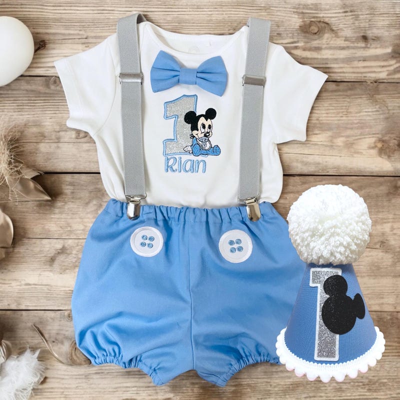 Baby Blue Mickey - Etsy