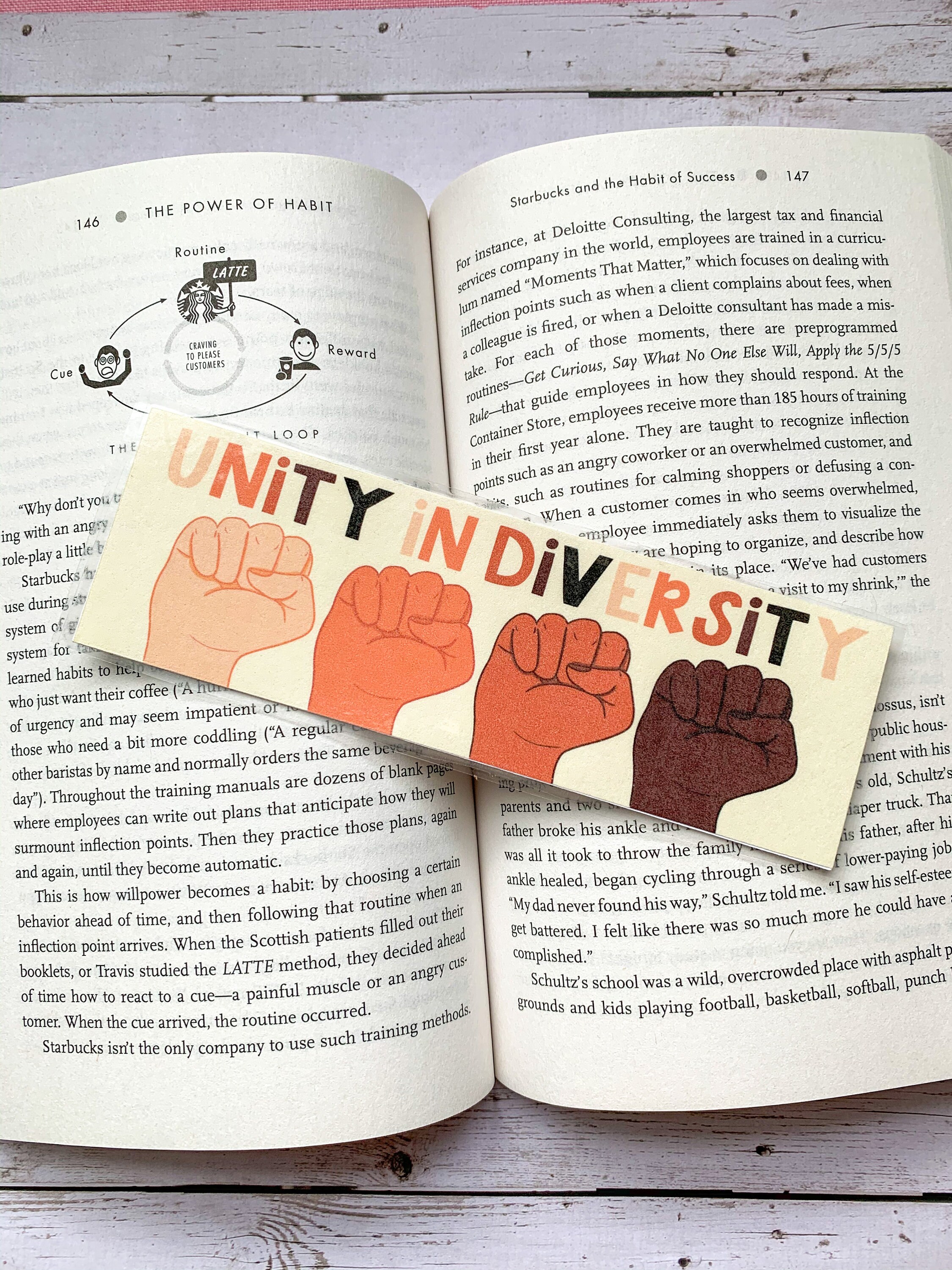 Unity in Diversity Laminated Bookmark 100% Profits Donated | Etsy