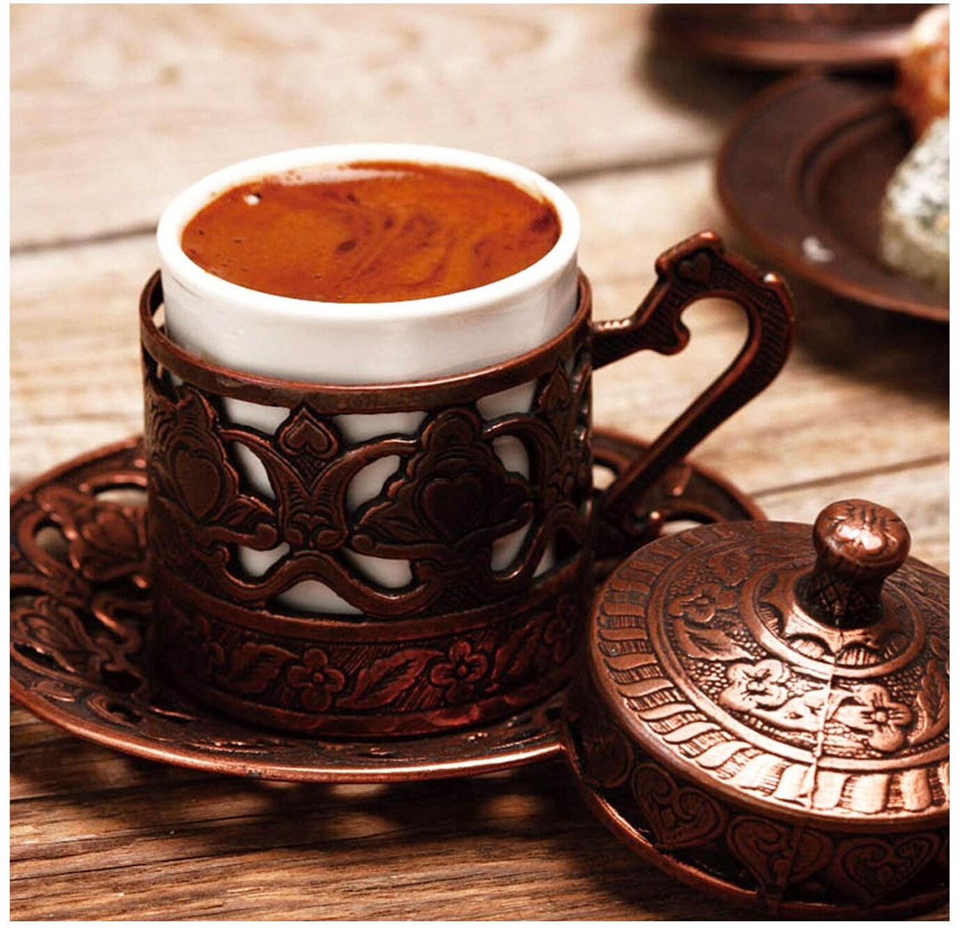 Greek Coffee Set handmade Greek Copper Coffee Maker Pot 5 - Etsy