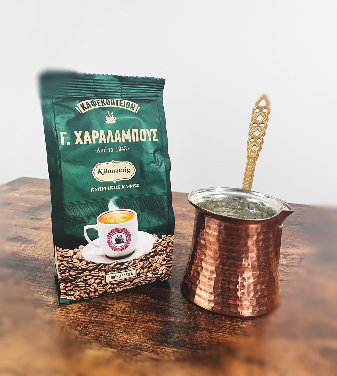 Greek Coffee Set handmade Greek Copper Coffee Maker Pot 5 - Etsy