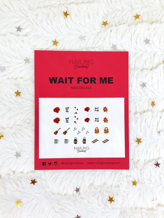 Paper Paper & Party Supplies Stickers Wait for me Hadestown the musical ...