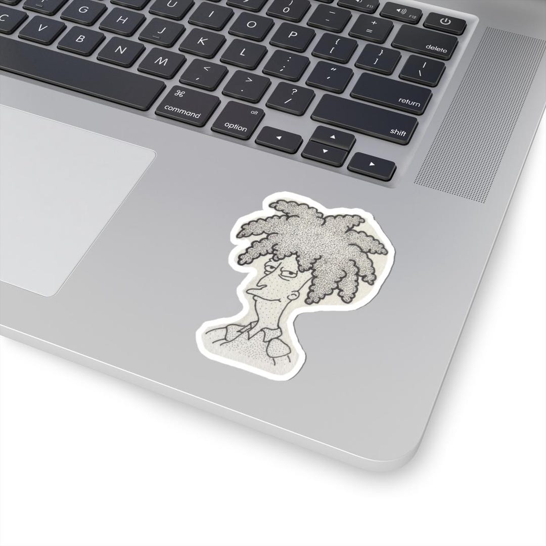 The Simpsons Character Sideshow Bob Sticker , Fun Laptop Decals, Gift ...
