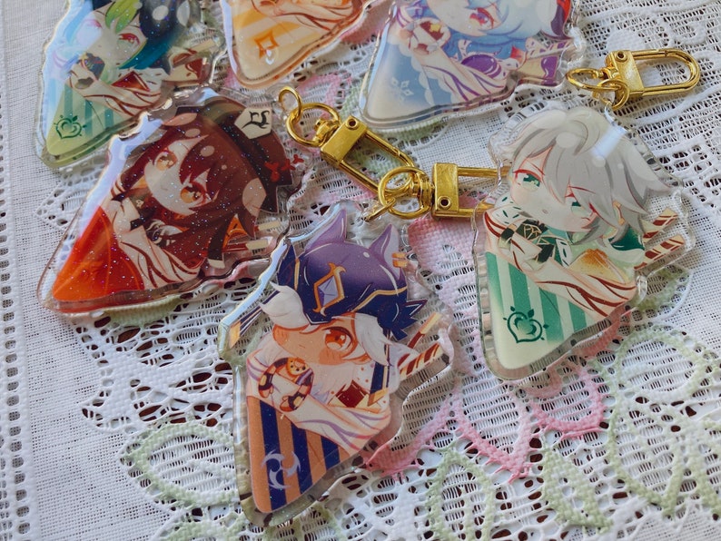 Genshin Impact Crepe Acrylic Keychains Series 2 - Etsy