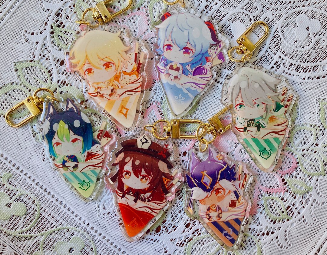 Genshin Impact Crepe Acrylic Keychains Series 2 - Etsy