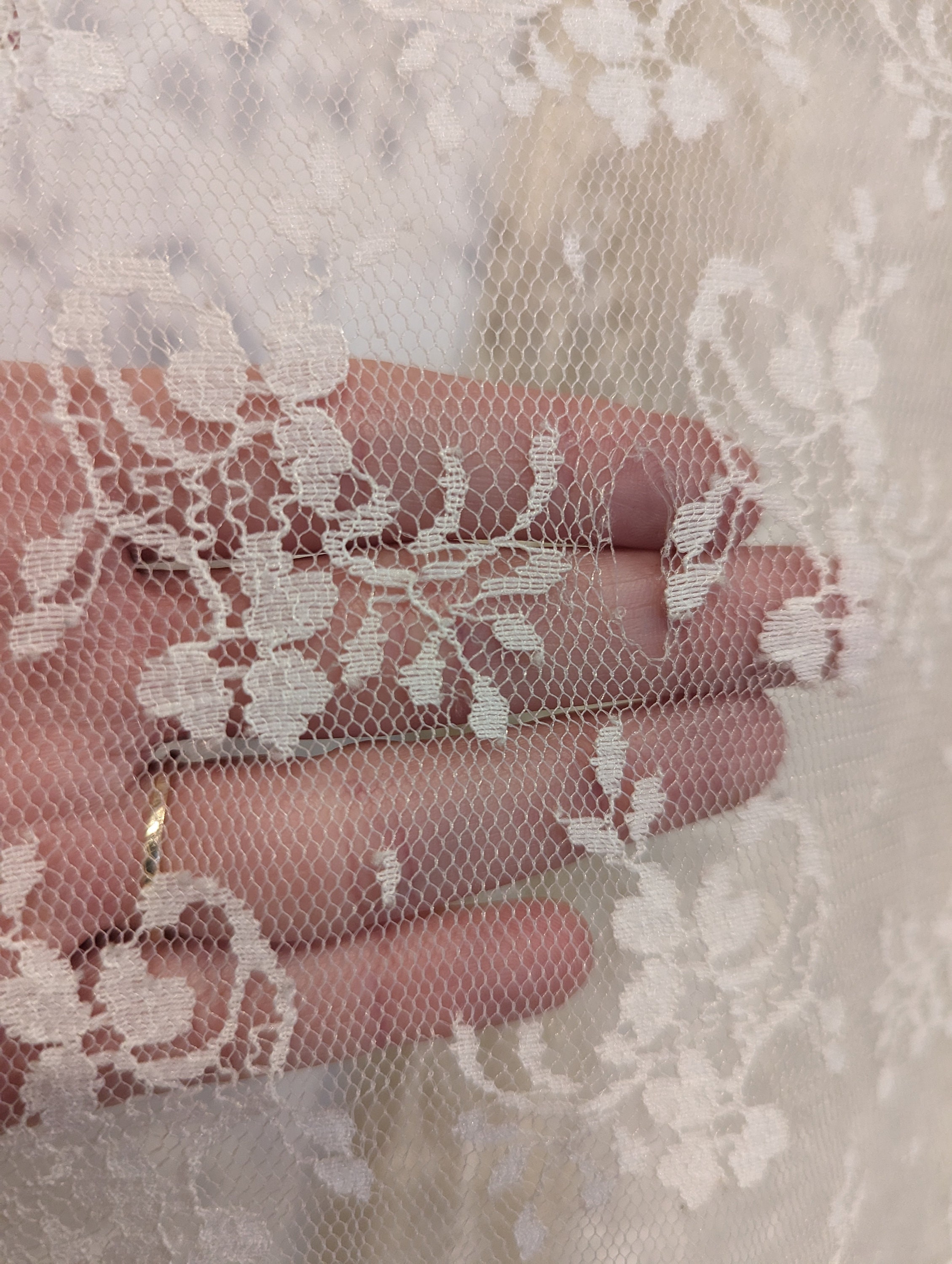 Vintage Sheer Lace Midi Dress - Etsy