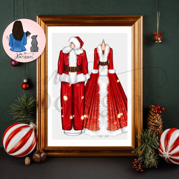 Mr and Mrs Claus - Etsy