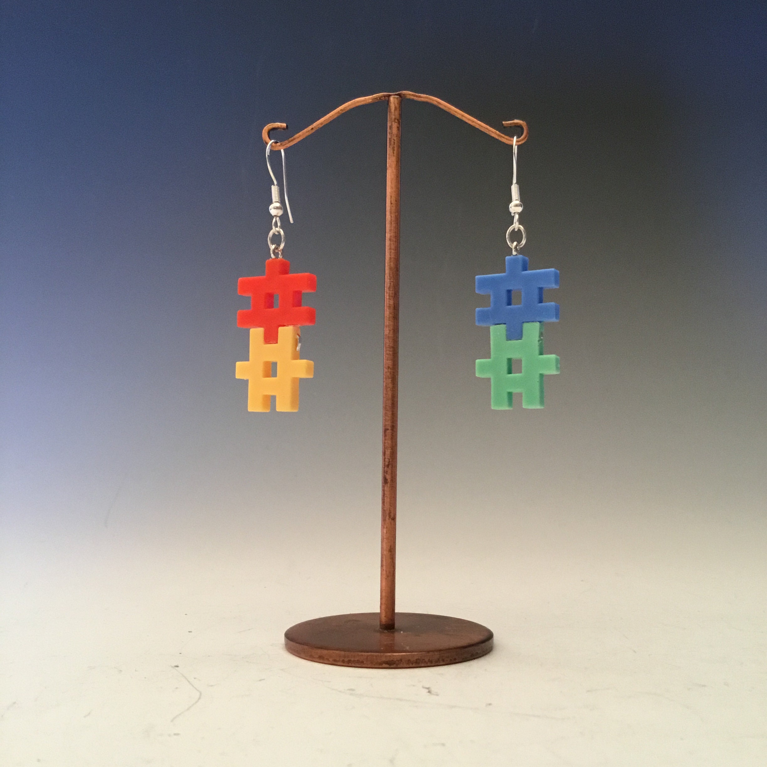 Hashtag Puzzle Pieces Kids Influenced Toys Upcycling Plastic Hashtag ...