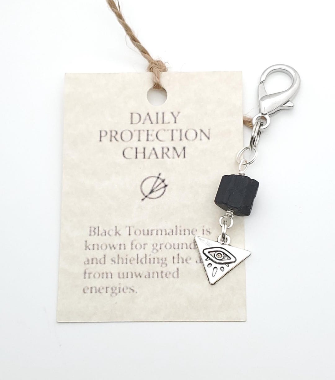 Daily Protection Amulet – Shungite or Tourmaline Charm for Energy ...