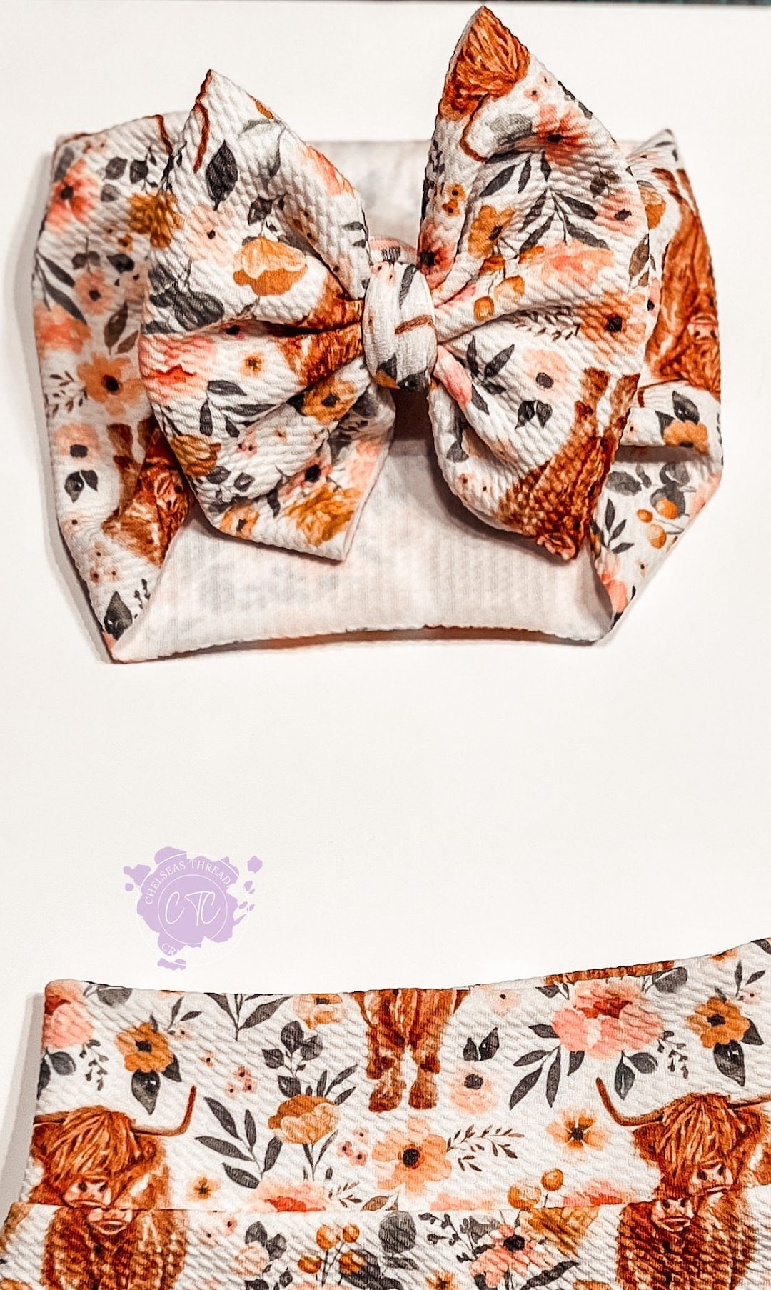 Highland Cow Bows - Etsy