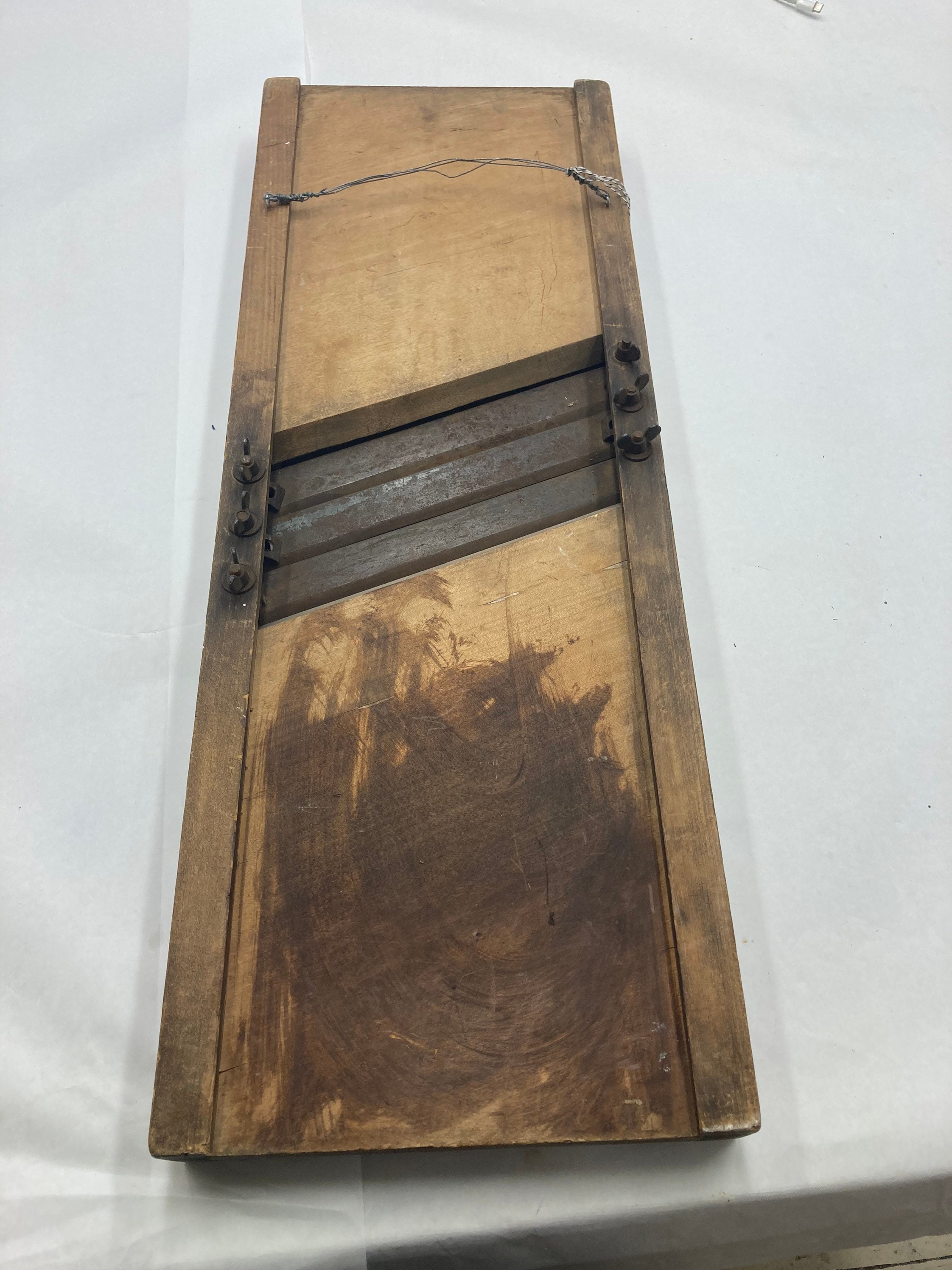 Large Wooden Mandolin. Cabbage Slicer. Vegetable Slayer! Insane!! - Etsy