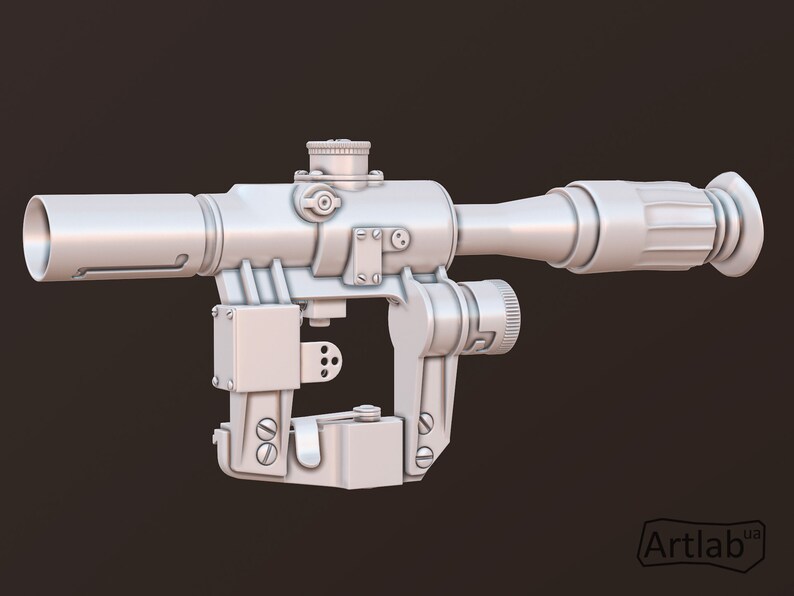 4x PSO-1 Scope 3D Model 3D Sight Model 3D Attachment - Etsy
