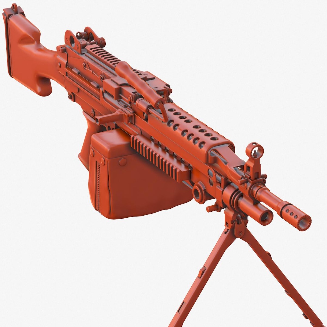 M249 SAW 3D Model 3D Object Digital File Digital Product - Etsy