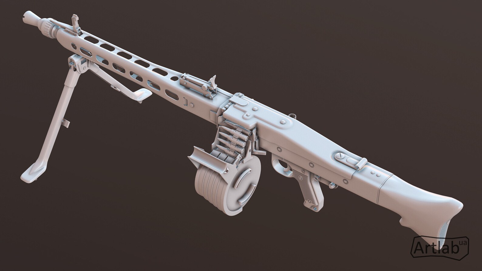 MG3 Machine Gun 3D Model 3D Weapon Model German Weapon - Etsy Canada