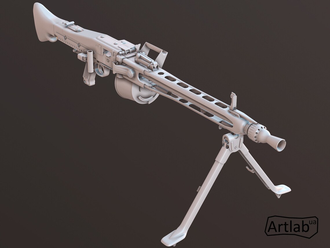 MG3 Machine Gun 3D Model 3D Weapon Model German Weapon - Etsy Hong Kong