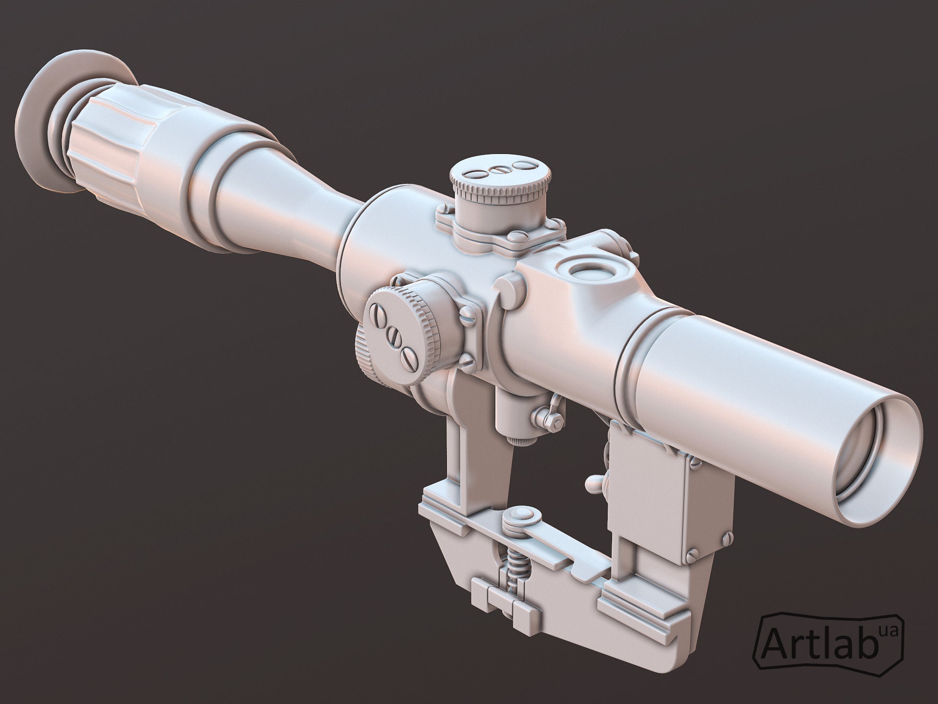 4x PSO-1 Scope 3D Model 3D Sight Model 3D Attachment - Etsy