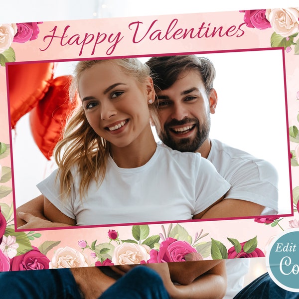 Floral Selfie Frame - Etsy