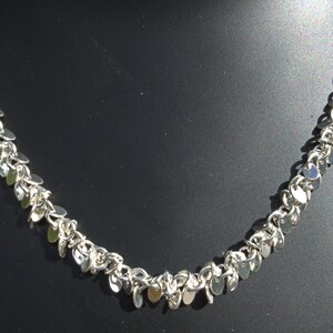 Silver Fancy Multi Link Chain Necklace - Etsy