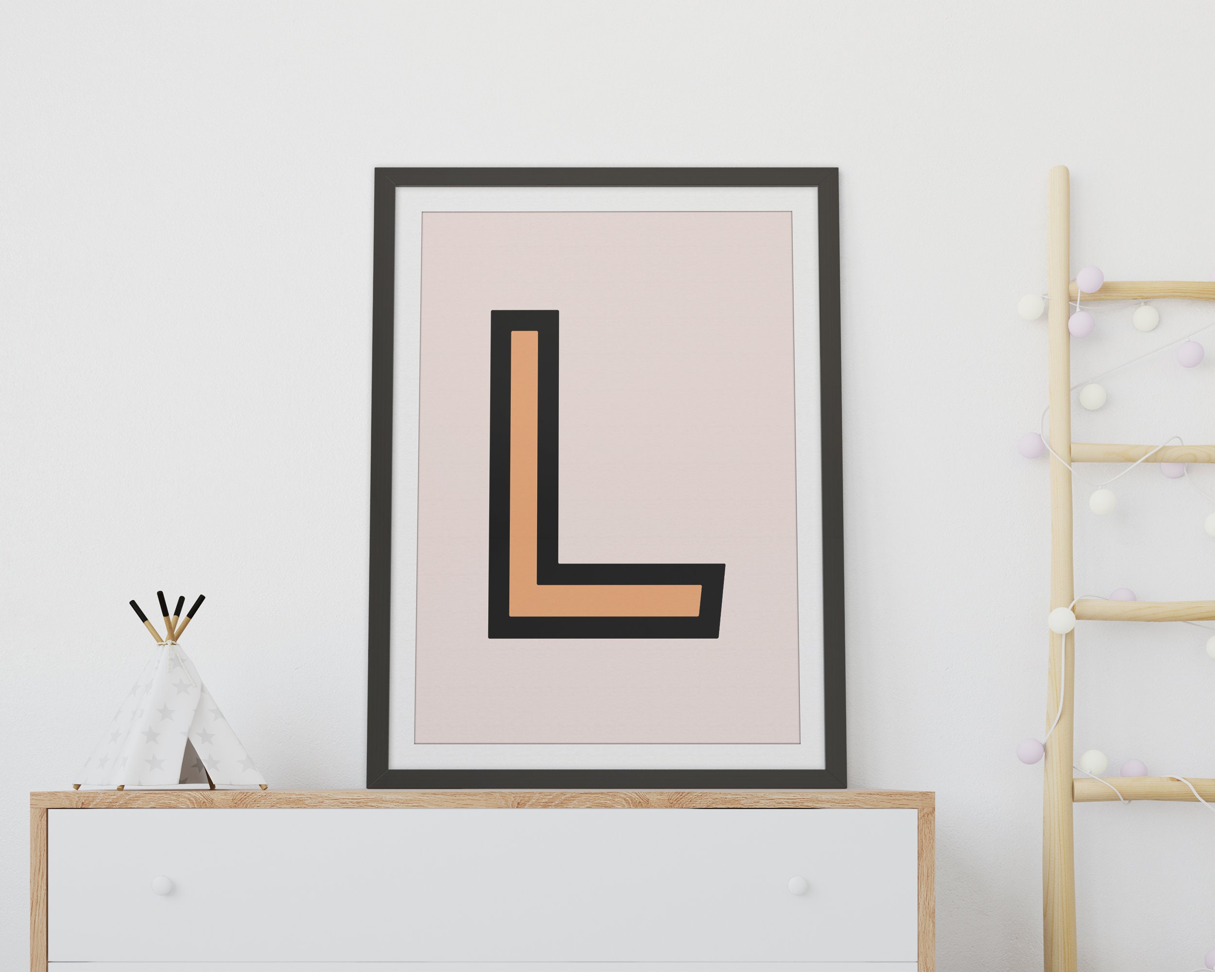 Funky Letter L Instant Digital Download Typography Poster - Etsy