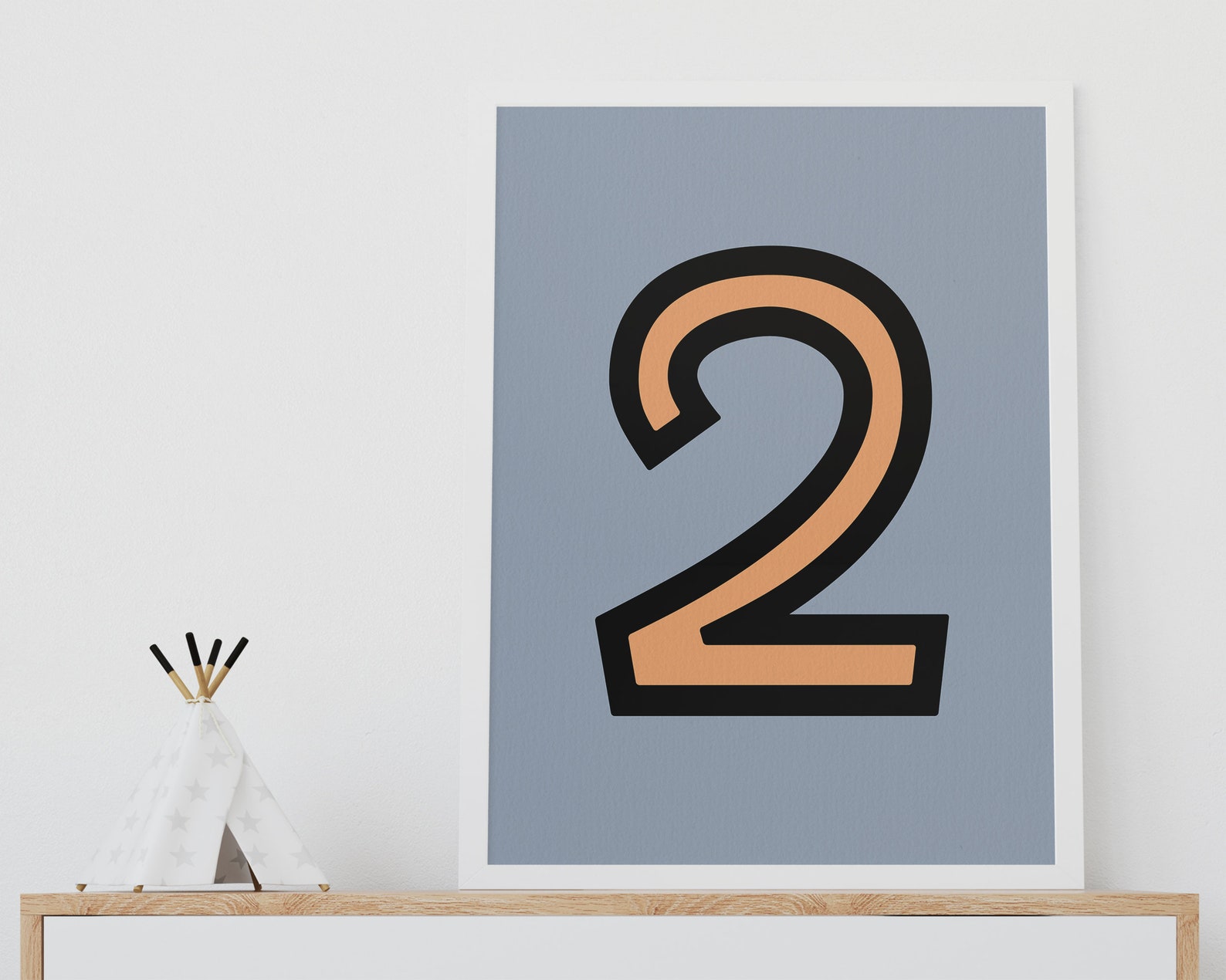 Funky Numbers Set 0-9 One Digit Numbers Set Printable Wall | Etsy