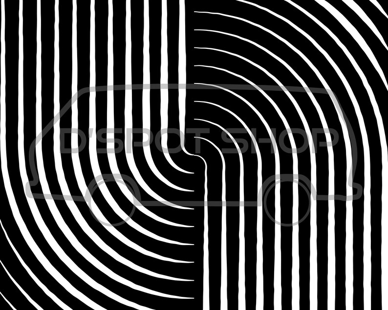 Black and White Abstract Arch Line Art Printable Wall Art - Etsy