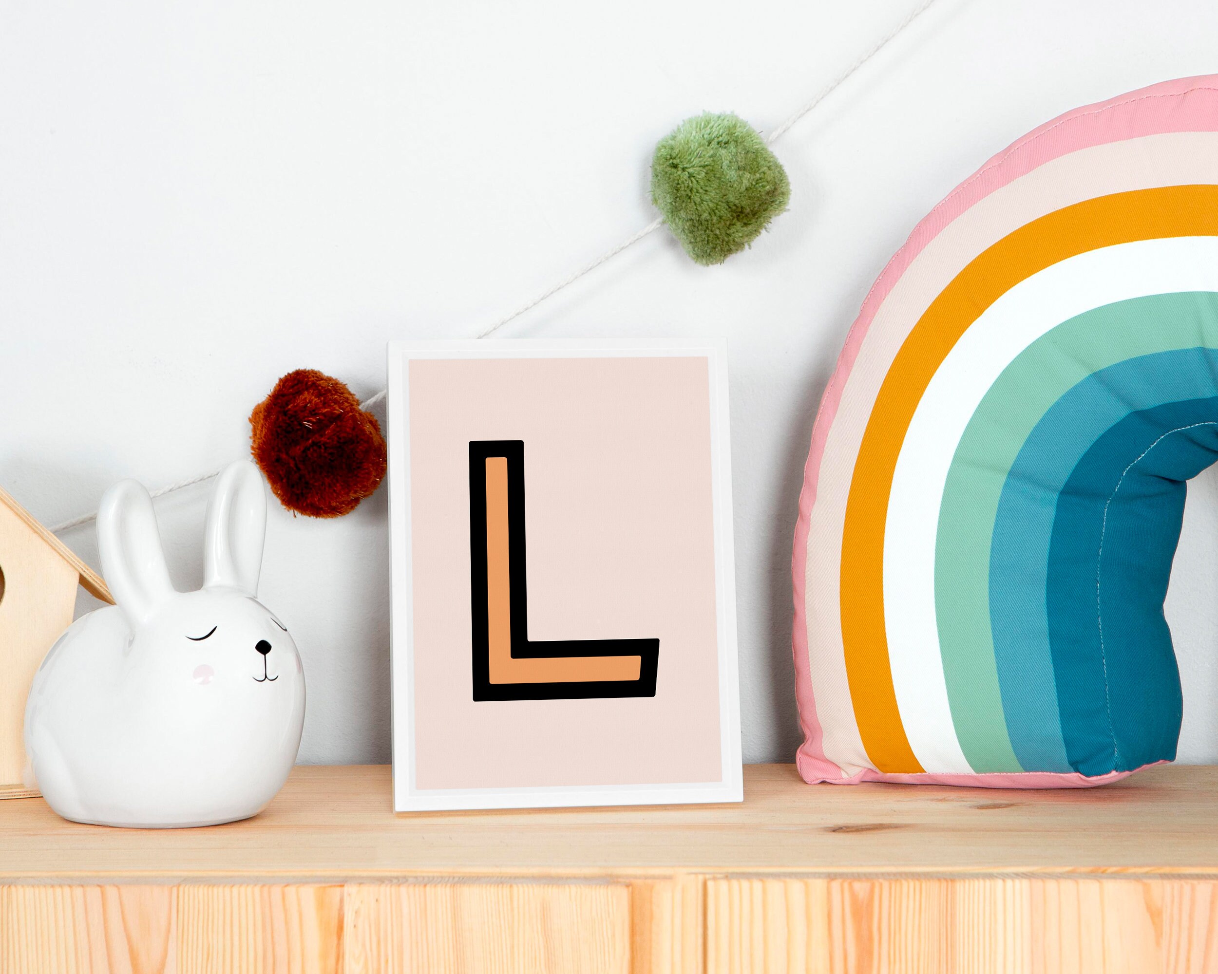 Funky Letter L, Instant Digital Download, Typography Poster, Custom ...
