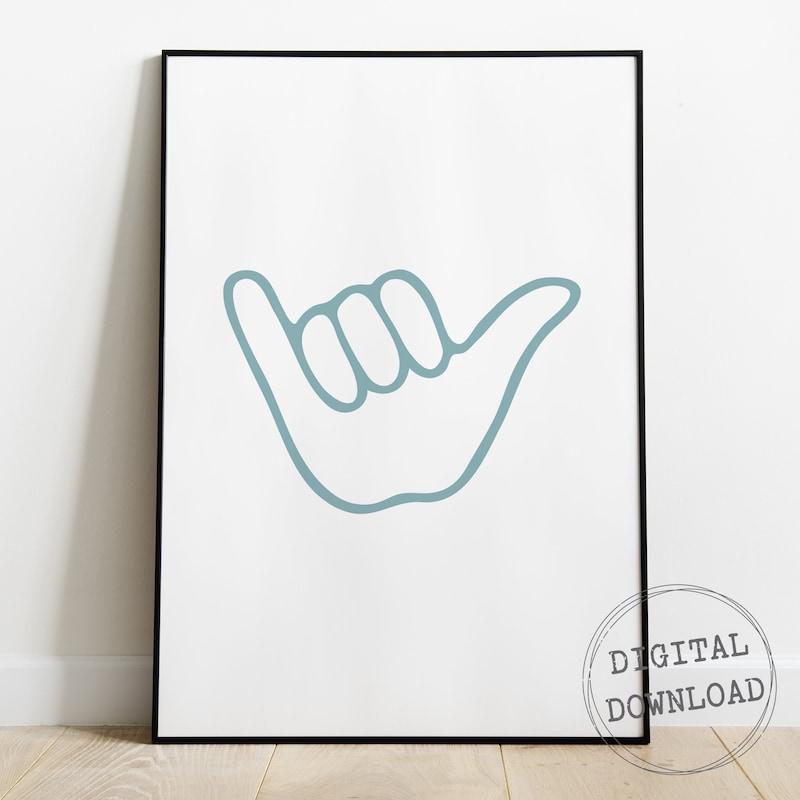 Shaka Wall Decor - Etsy