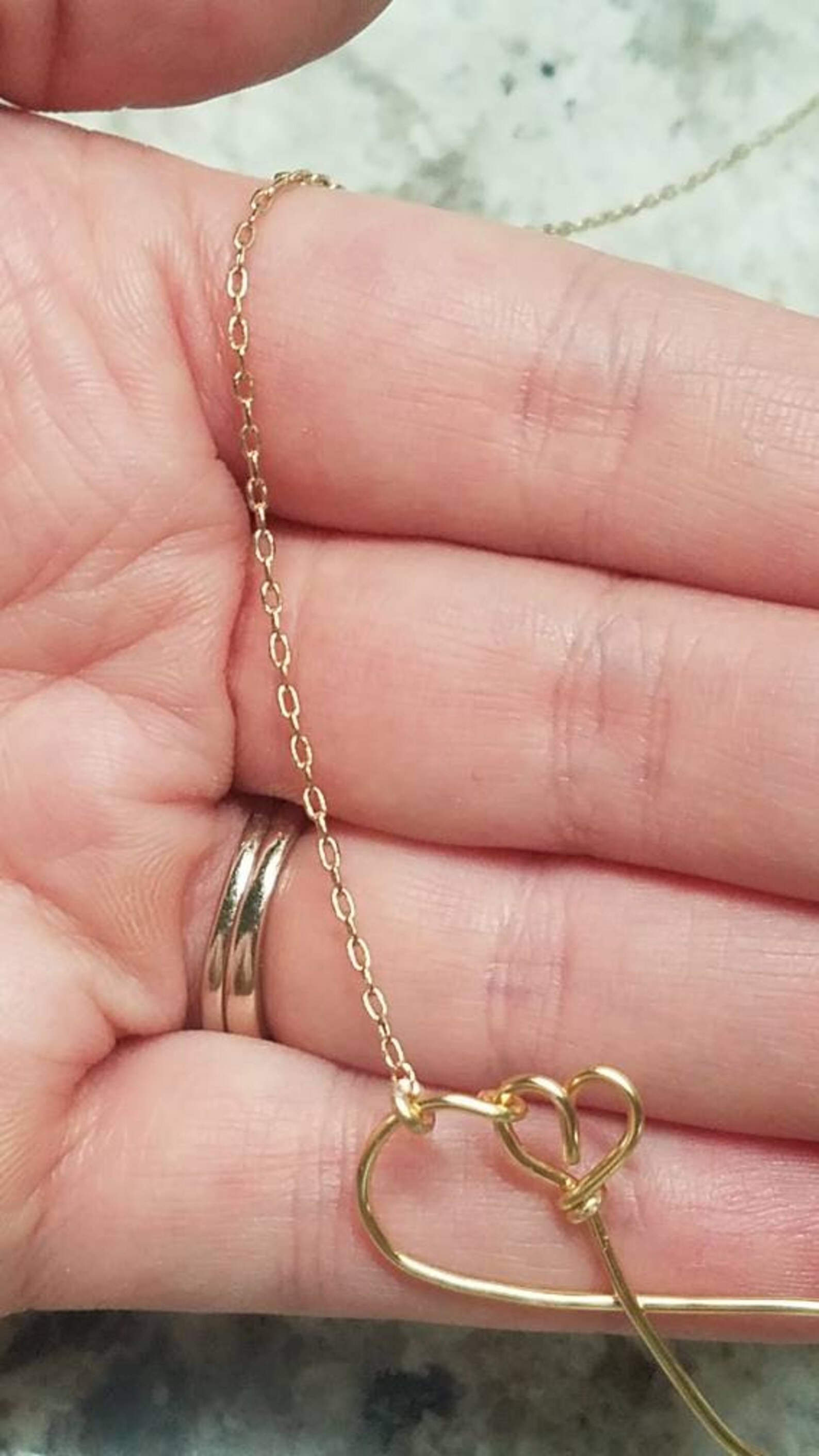 Infinity Heart Necklace Heart and Infinity Symbol Friendship Necklace ...