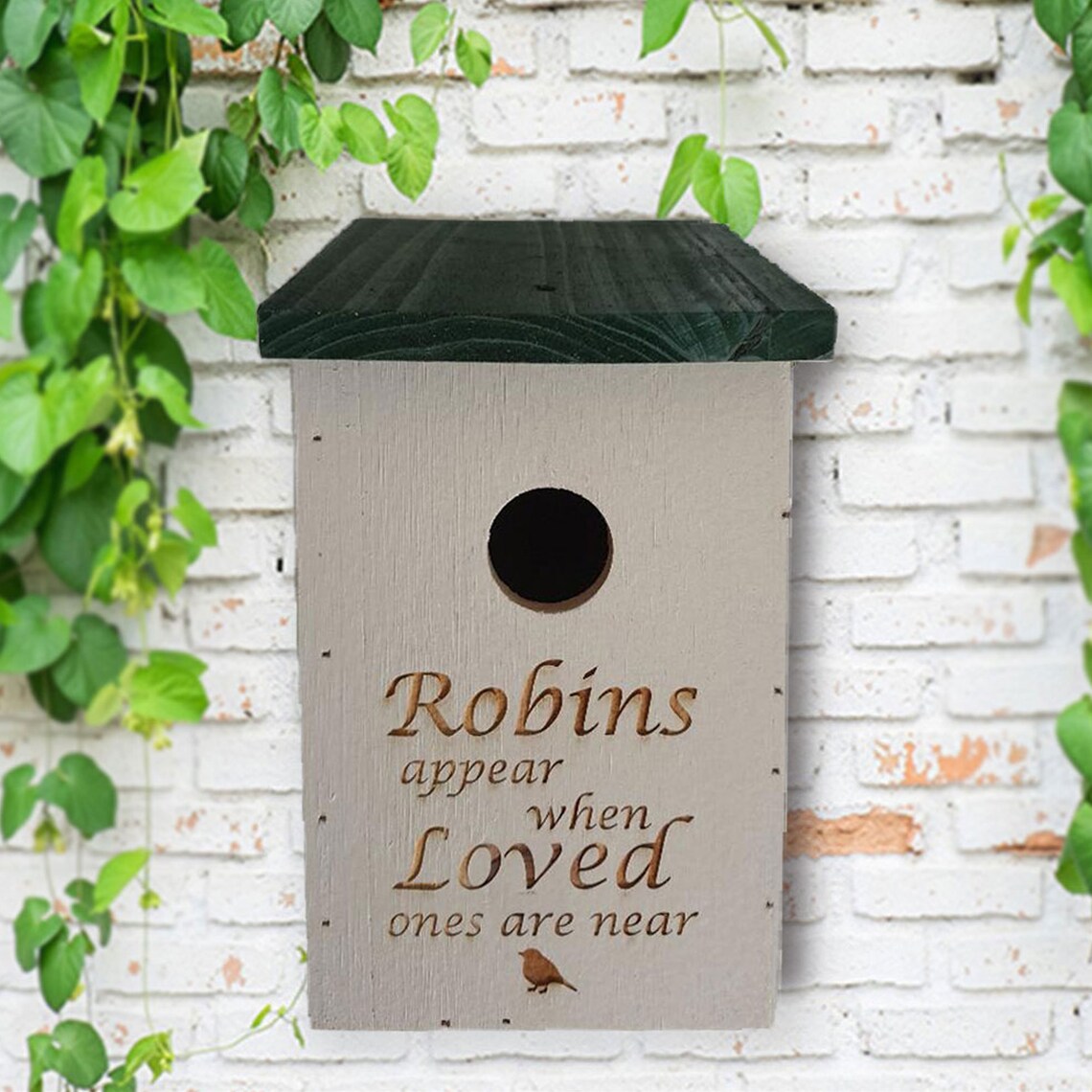 Bird Box Robins appear when loved ones are near Personalised | Etsy
