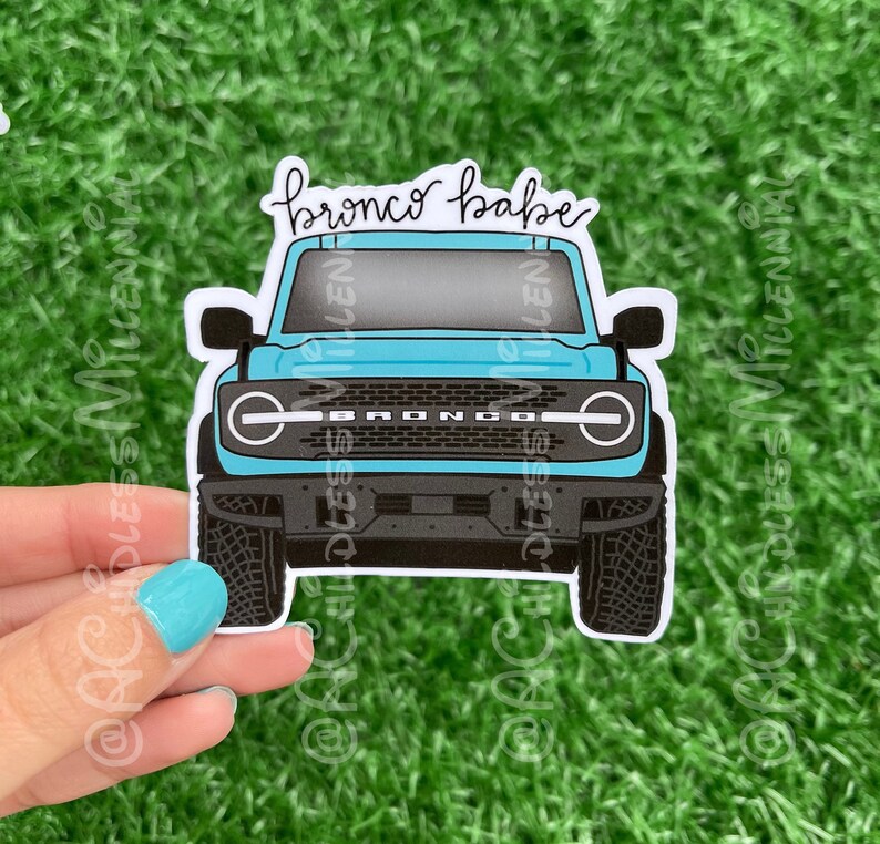 Bronco 2021 Sticker Bronco Babe Bronco Dude Bronco Inspired - Etsy
