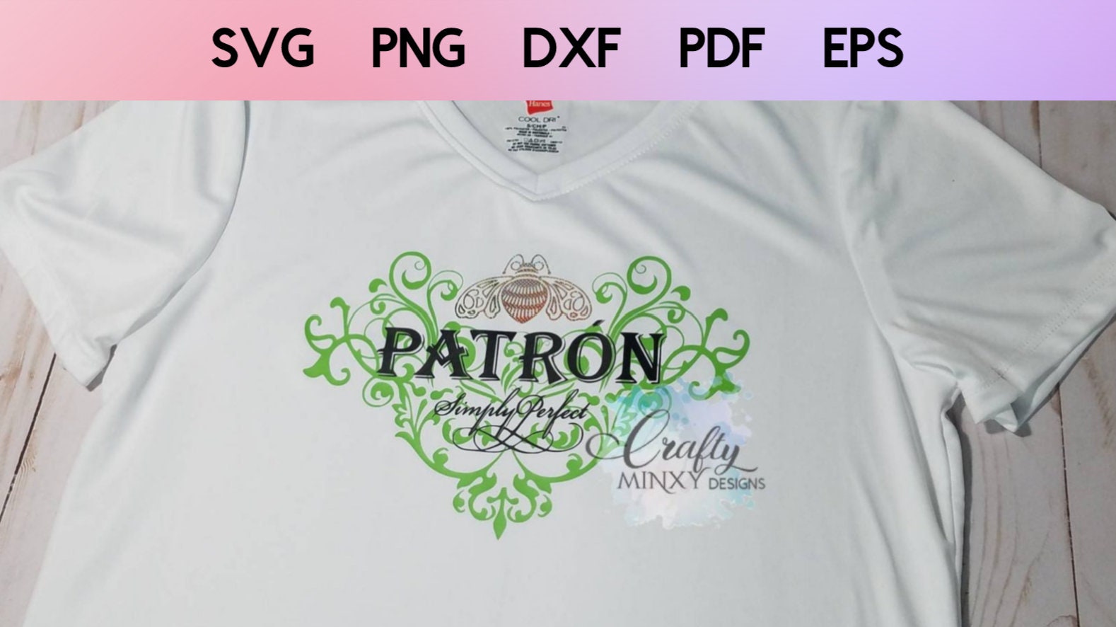 Patron SVG PNG Dxf PDF Eps Simply Perfect Bee | Etsy