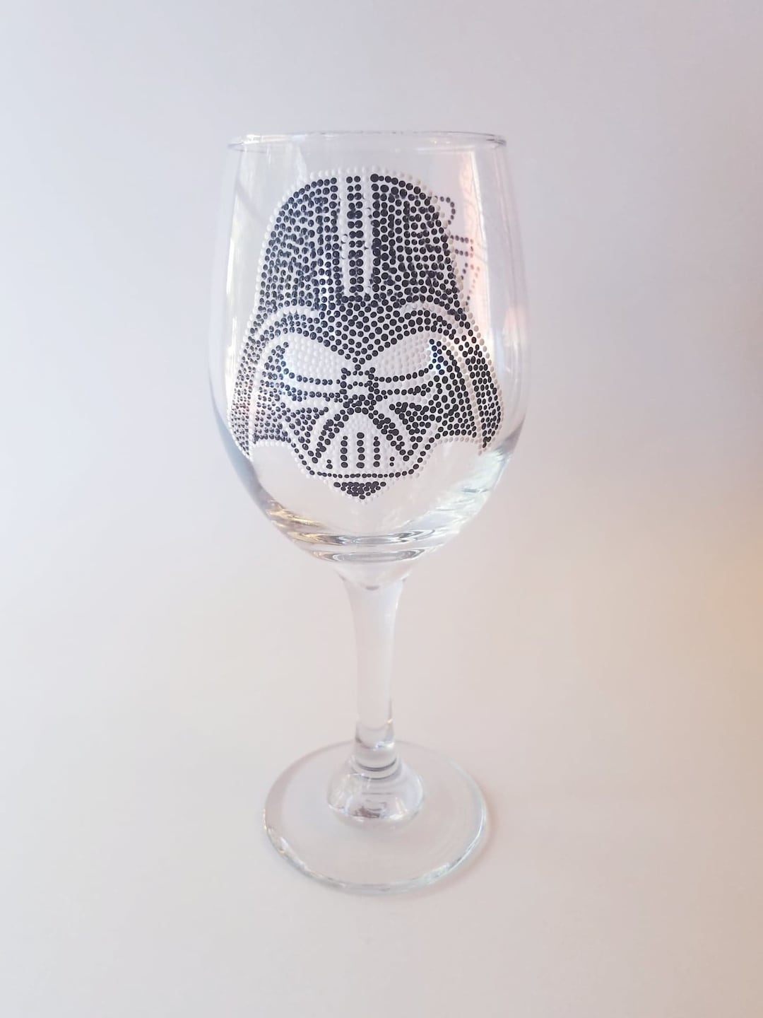Star Wars Wine Glasses | Darth Vader Wine Glass | Hand Painted Wine ...