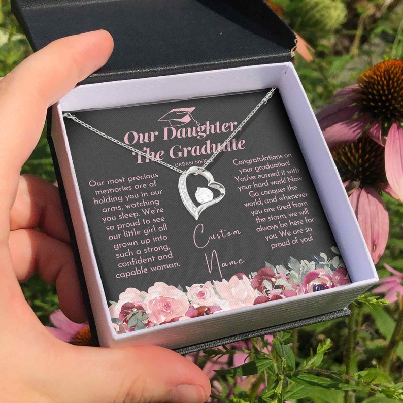 Daughter Graduation Gift From Parents Personalized Jewelry - Etsy