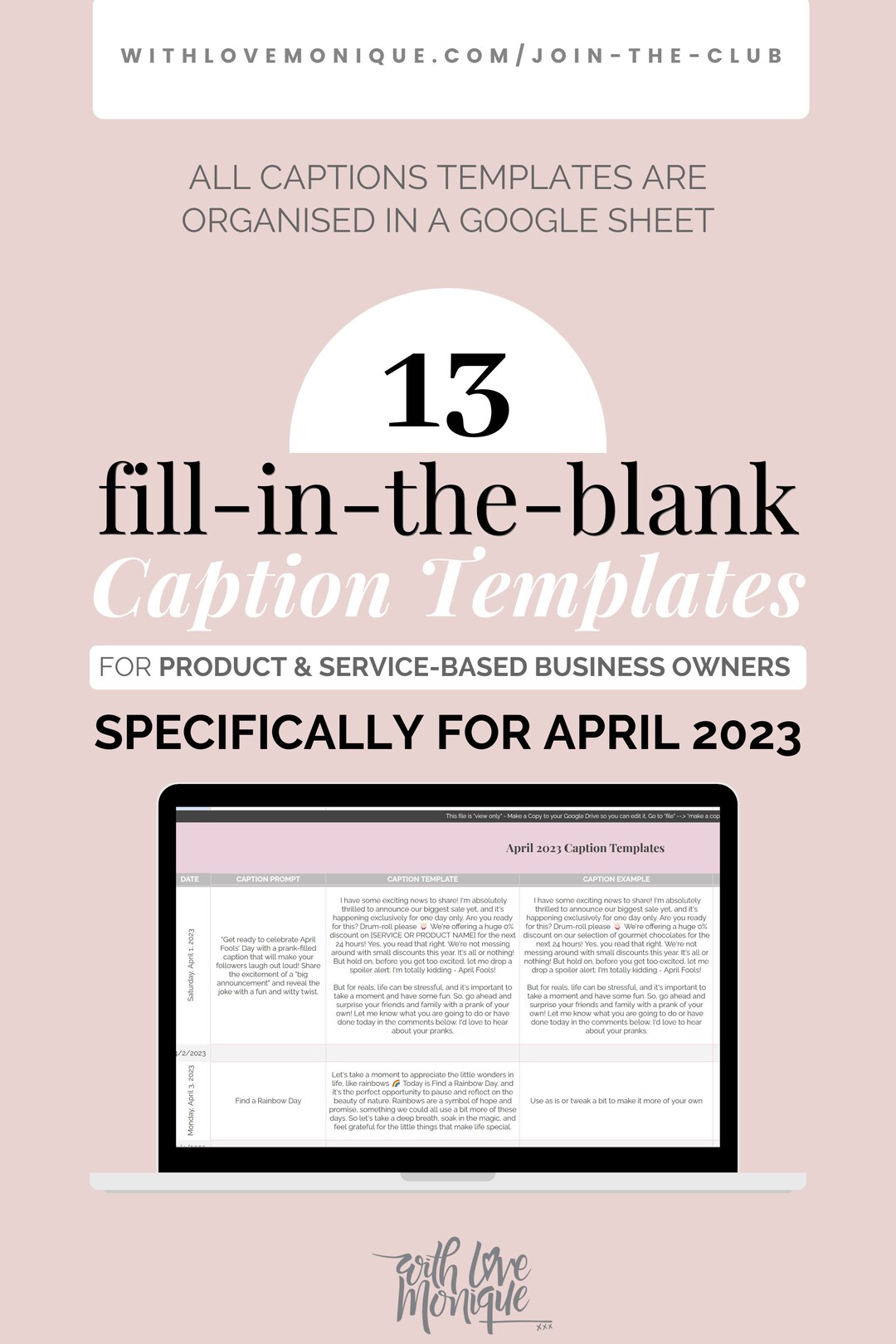 Instagram Fill-in-the-blank Editable Caption Templates, Done-for-you ...