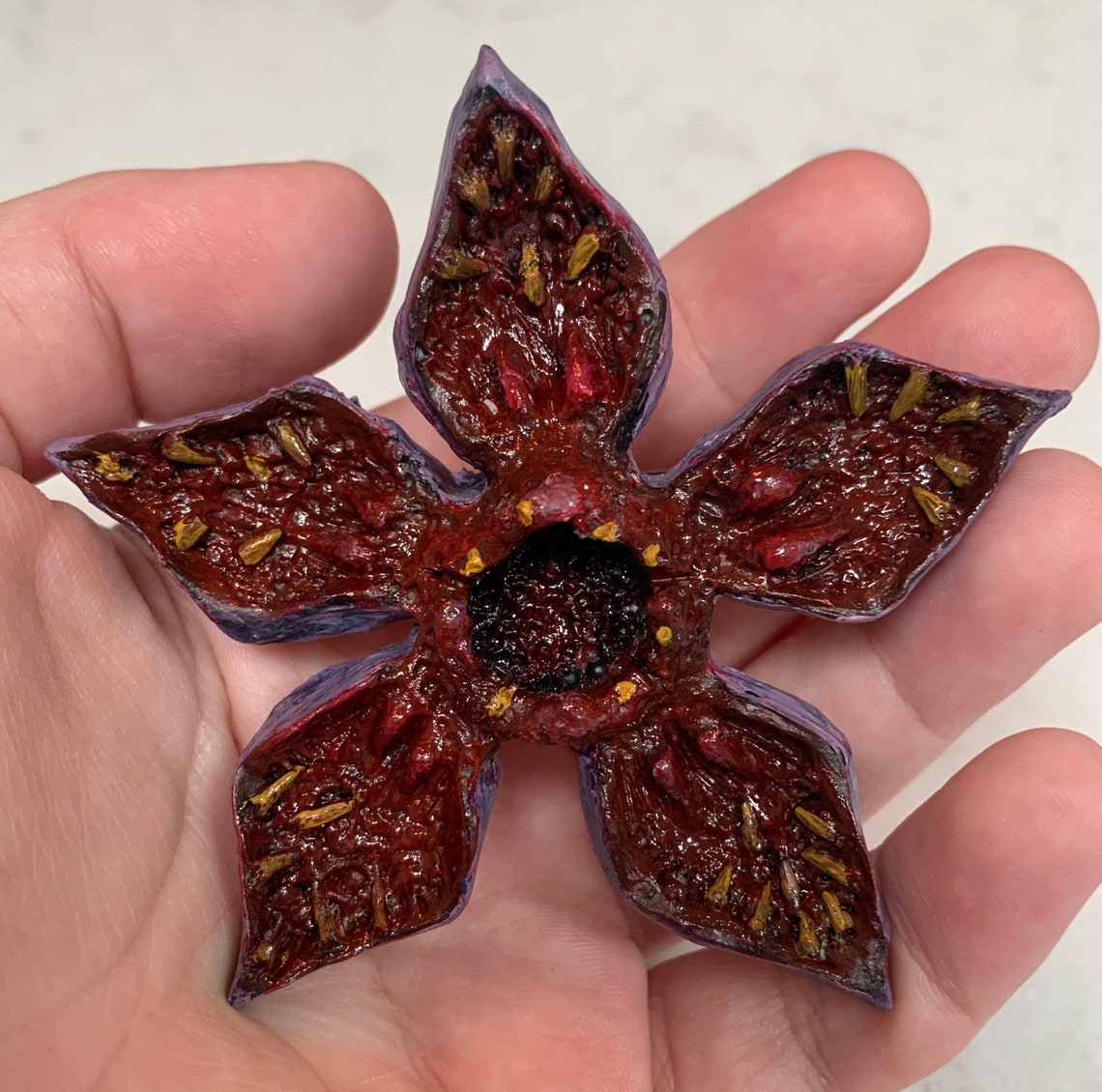 The Demogorgon - Stranger Things Inspired Brooch/pin - Etsy