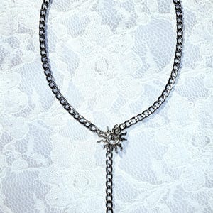 Sun and Moon Lariat Pull Through Necklace - Etsy
