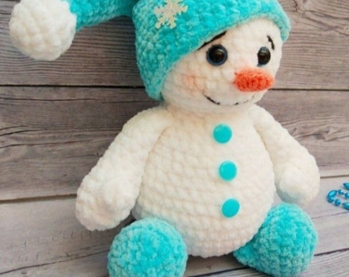 Crochet Snowman Pattern PDF Christmas Crochet Pattern - Etsy